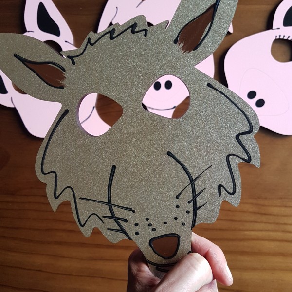 3 Little Pigs Masks - Kidz Jigz Ltd
