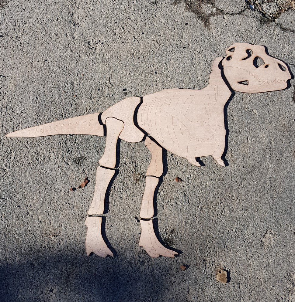 T Rex Skeleton (2) - Kidz Jigz Ltd